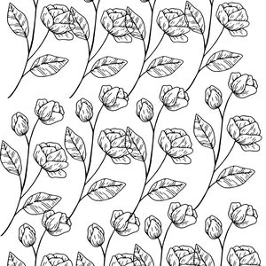 5 Printable Pages of Nature Theme for Coloring Fun - Etsy