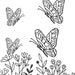 5 Printable Pages of Nature Theme for Coloring Fun - Etsy