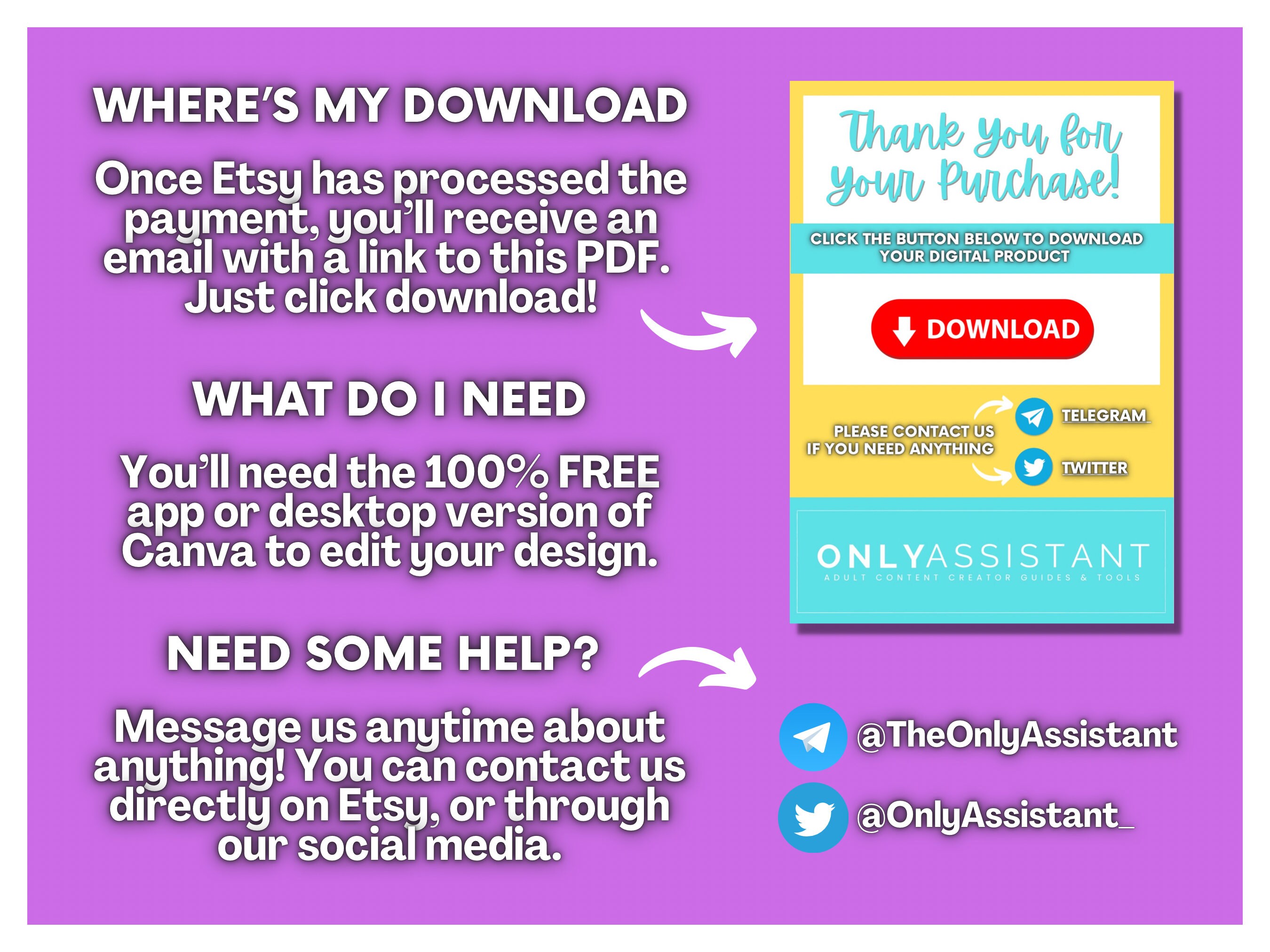 Onlyfans Promo Flyer Templates 6 Canva Flyer Designs for Promo & SFS on ...