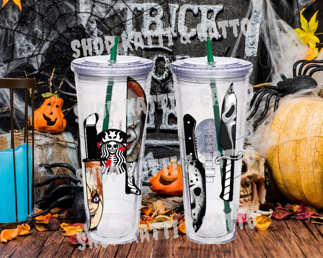 Horror Movie Scary Blood Drip SB Venti Tumbler - Etsy