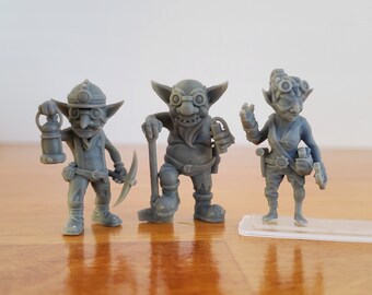 Human Miner Dnd Hero/npc 28mm Miniatures for Tabletop - Etsy