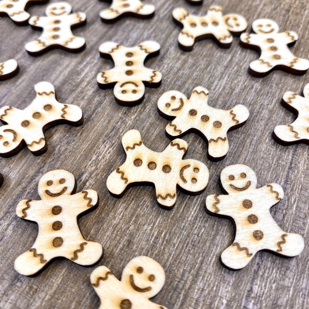 Mini Gingerbread Man Table Scatter Set of 50 Table Decoration House ...