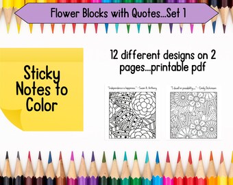 Printable Sticky Notes Minimalist Design 3x3 Inch Sticky - Etsy