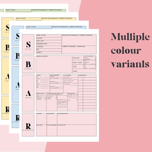 Handover / Report Nursing Printable Sheet - Etsy
