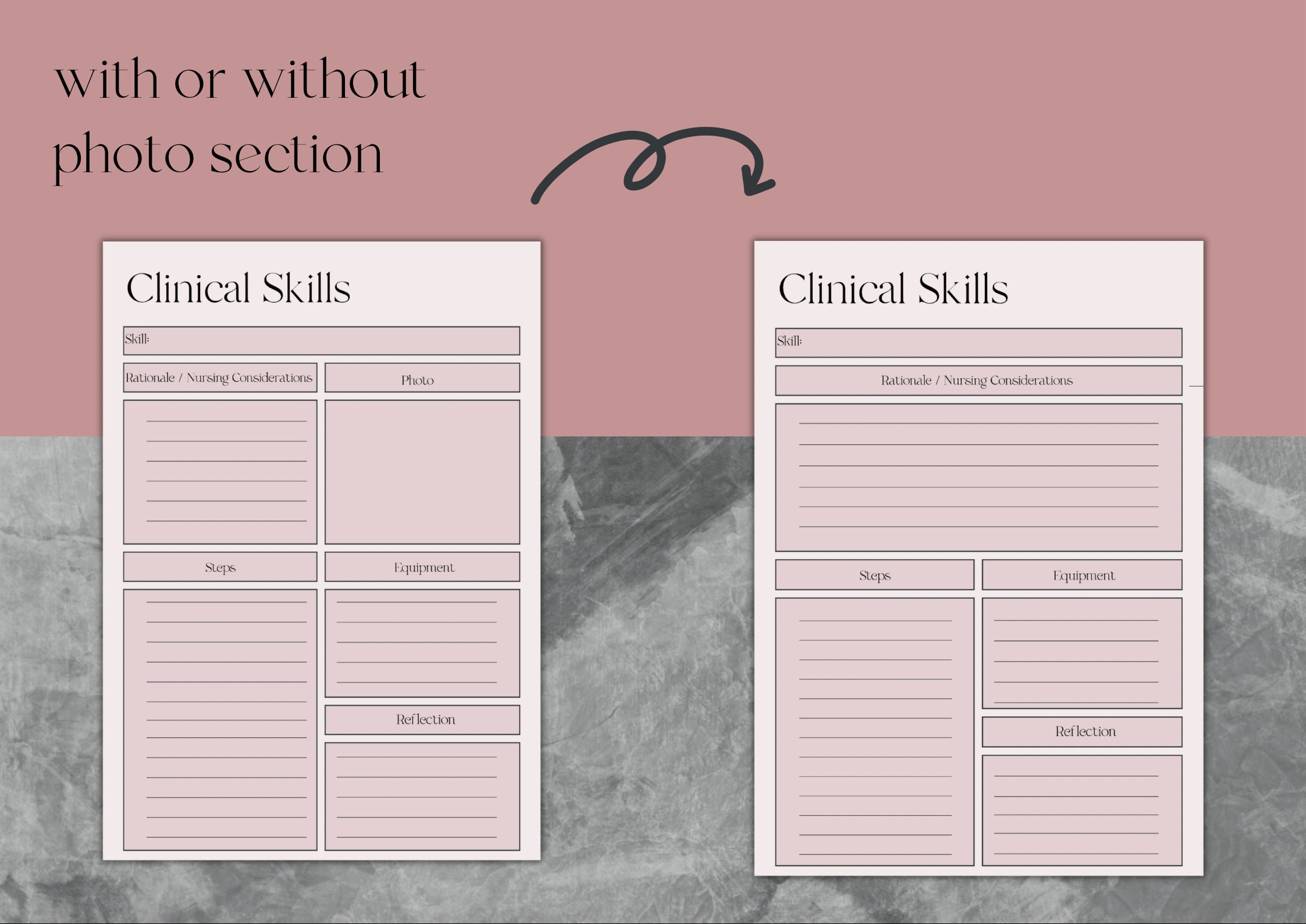 Clinical Skills Worksheet Printable Bundle - Etsy