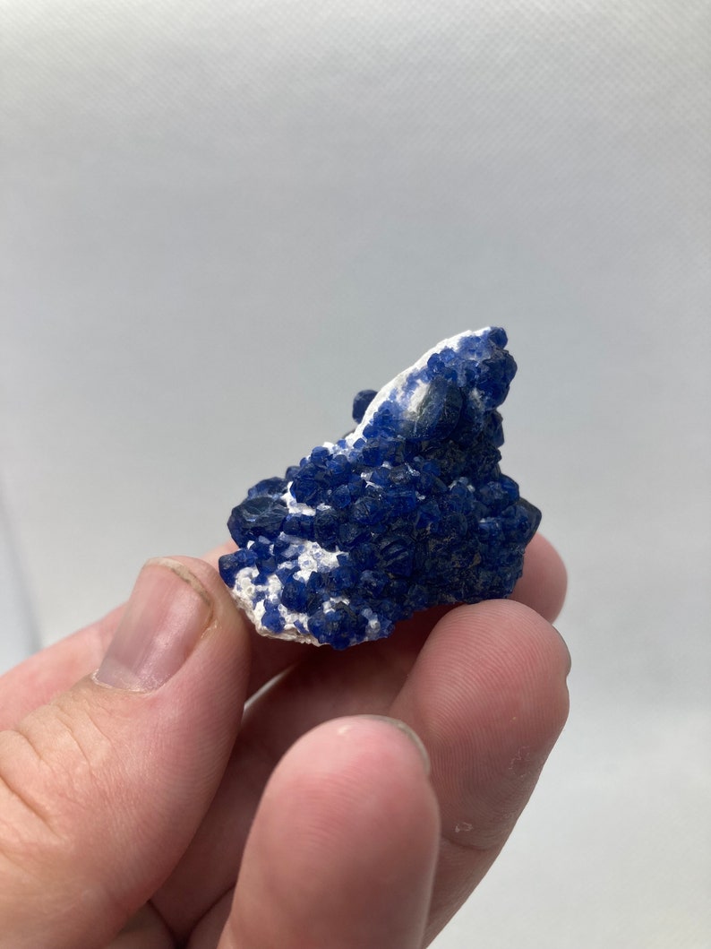 Blueberry Fluorite on Quartz From China - Etsy
