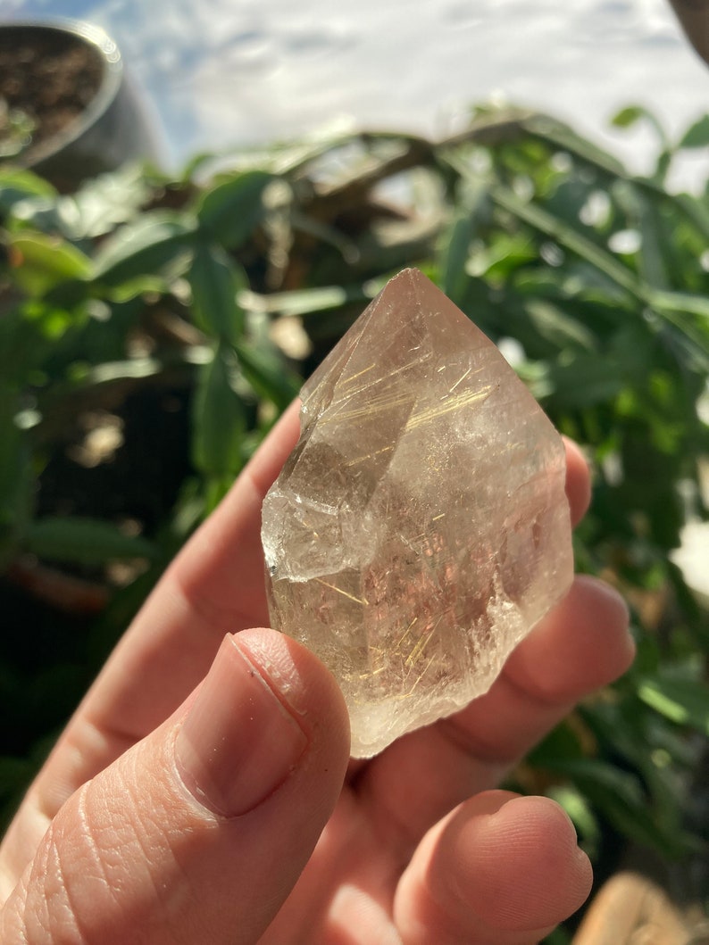 Quartz With Rutile Inclusions From Brazil - Etsy