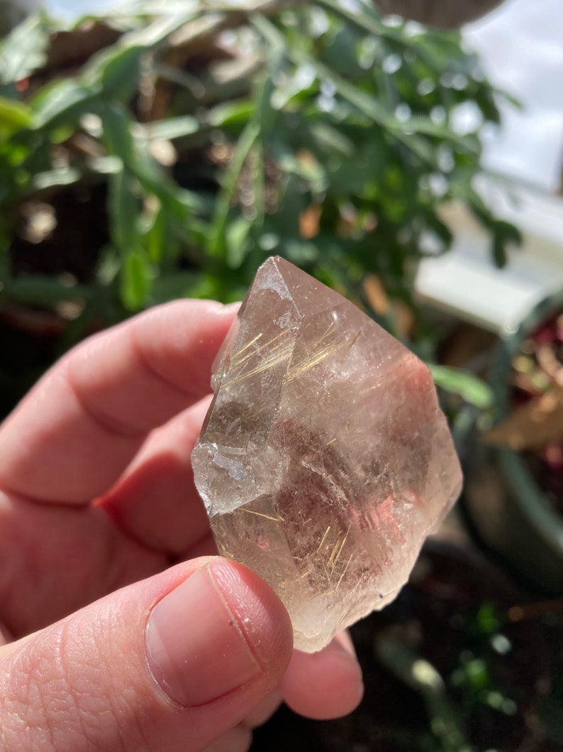 Quartz With Rutile Inclusions From Brazil - Etsy
