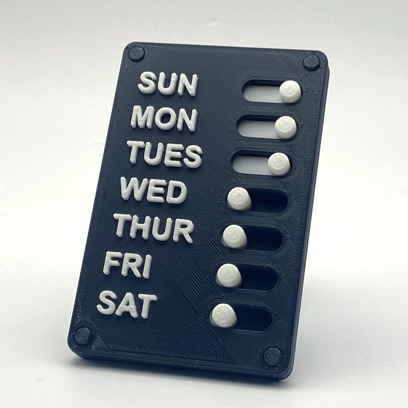 Daily Checklist Sliding - Etsy