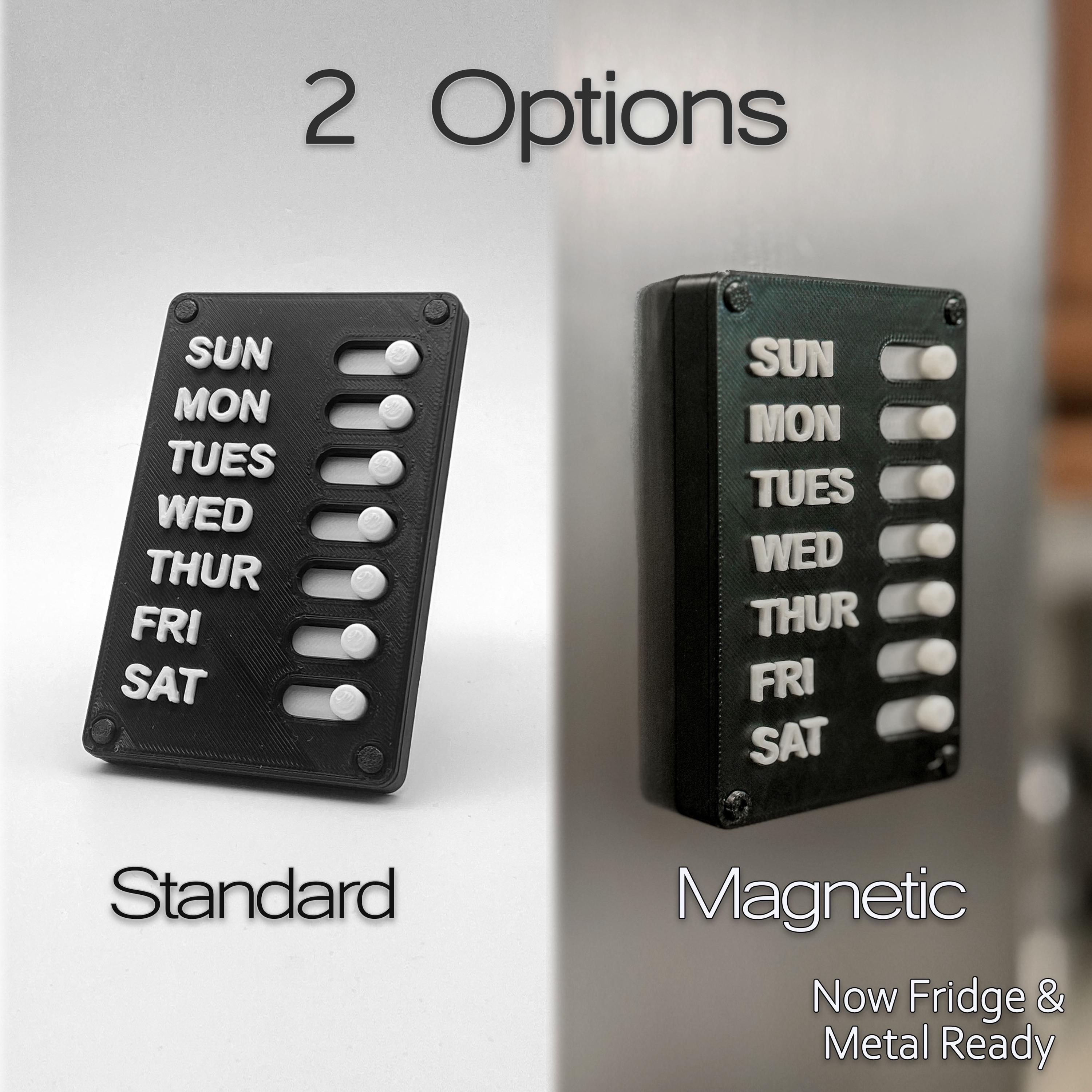 Habit Tracker Checklist | Magnetic Fridge Mount or Freestanding | Daily ...