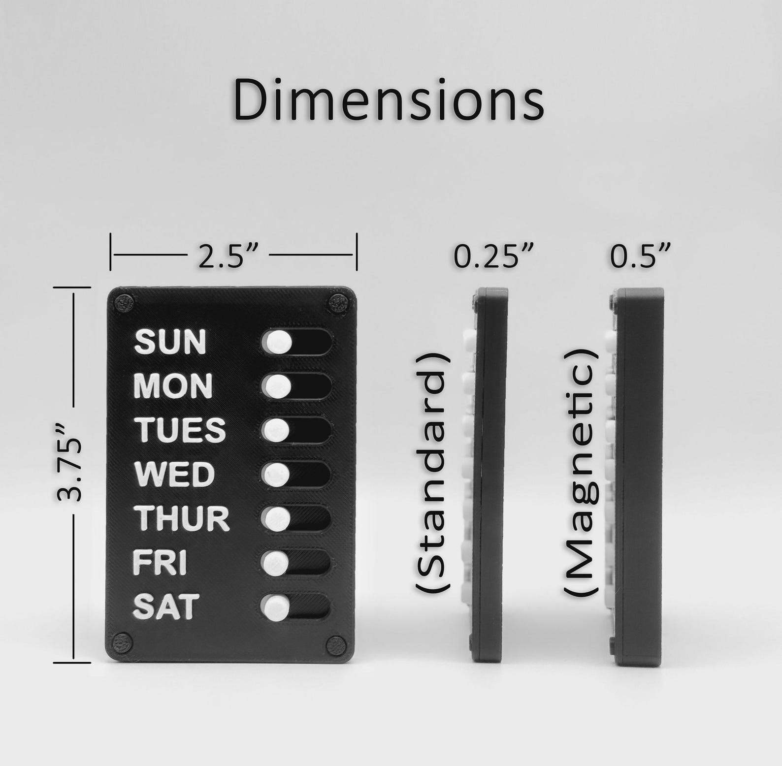 Habit Tracker Checklist | Magnetic Fridge Mount or Freestanding | Daily ...