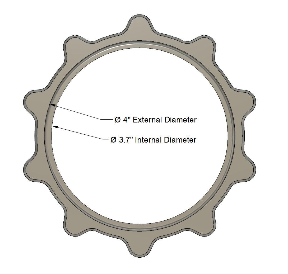 4 Inch Magnetic Dust Collection Adapter | Dust Collection Upgrade | 10 ...