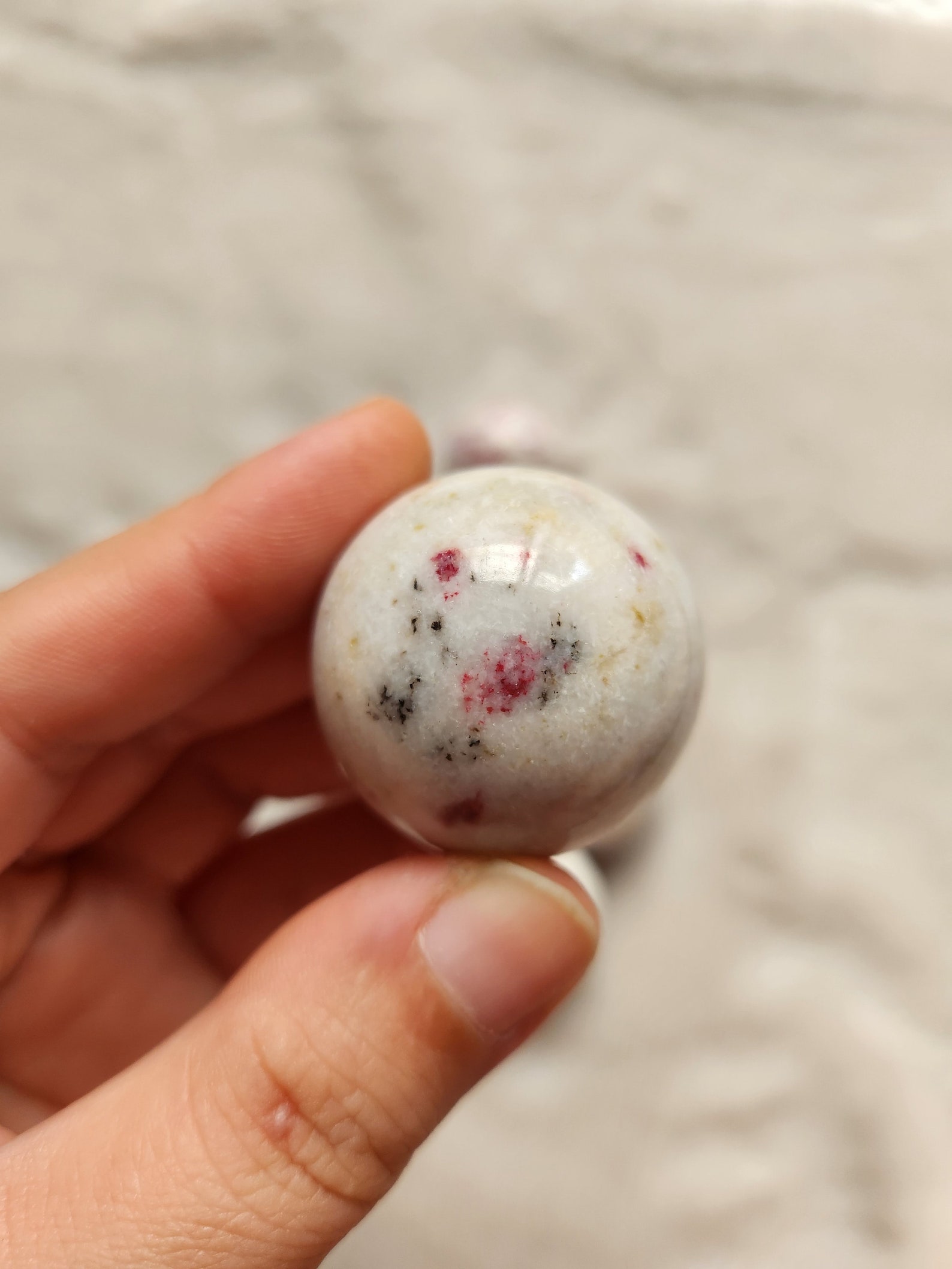 Beautiful 9 Cinnabar Spheres - Etsy