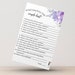 Purple Floral Bridal Shower Games BUNDLE Template - Etsy