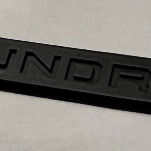 Toyota Tundra Center Console Badge - Debossed (SR5 Style) - Etsy