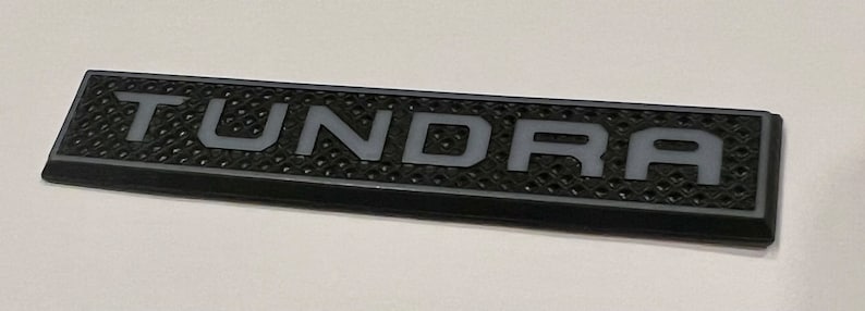 Toyota Tundra Center Console Badge - Embossed (TRD Pro/limited Style ...