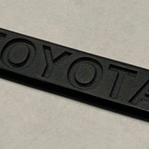 Toyota Tundra Center Console Badge - Debossed (SR5 Style) - Etsy