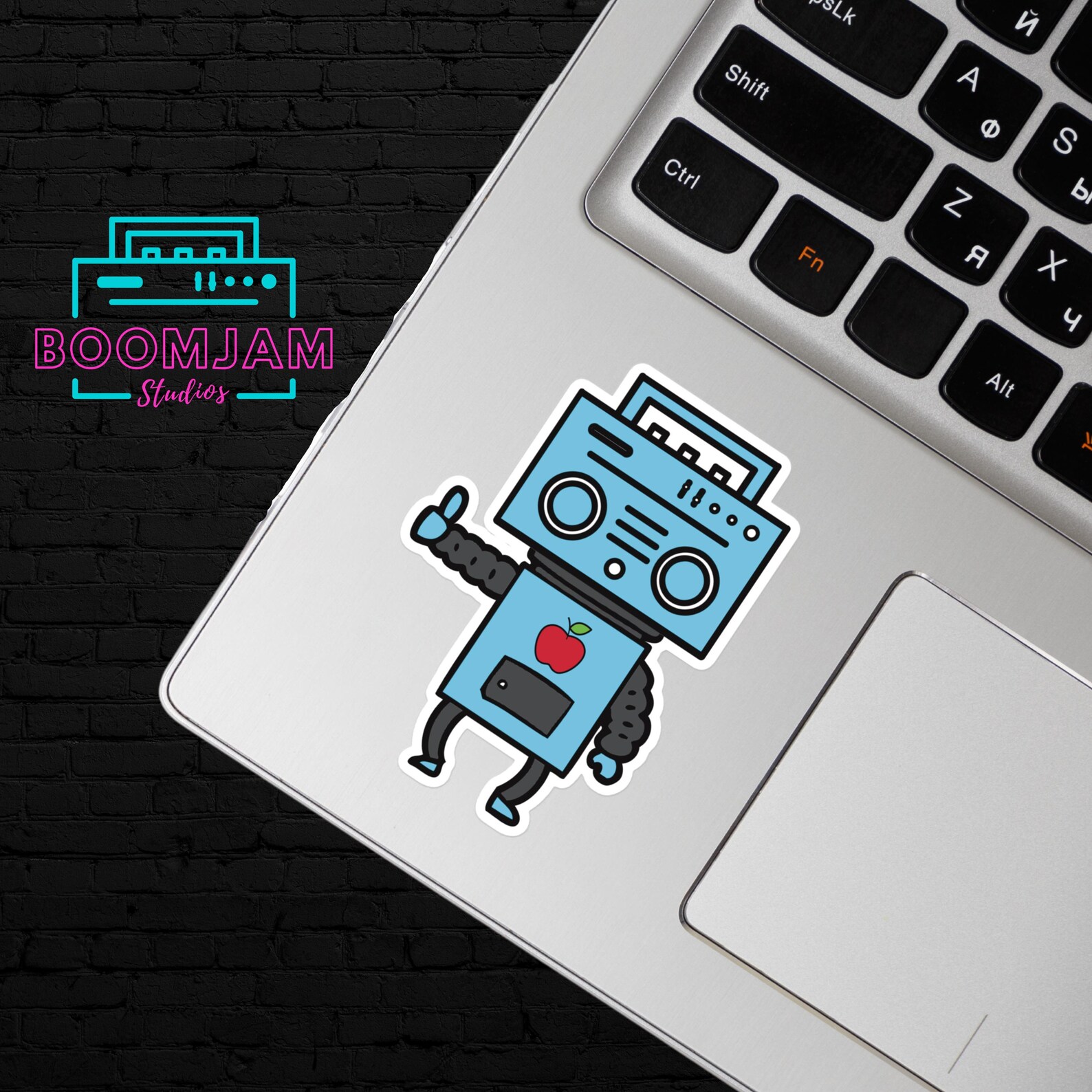 Boombot Sticker Mr. Marbles Teacher Vinyl Sticker Planner Sticker ...