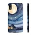 Starry Night With Moon Tough Phone Cases Starry Night Phone Case Gift ...