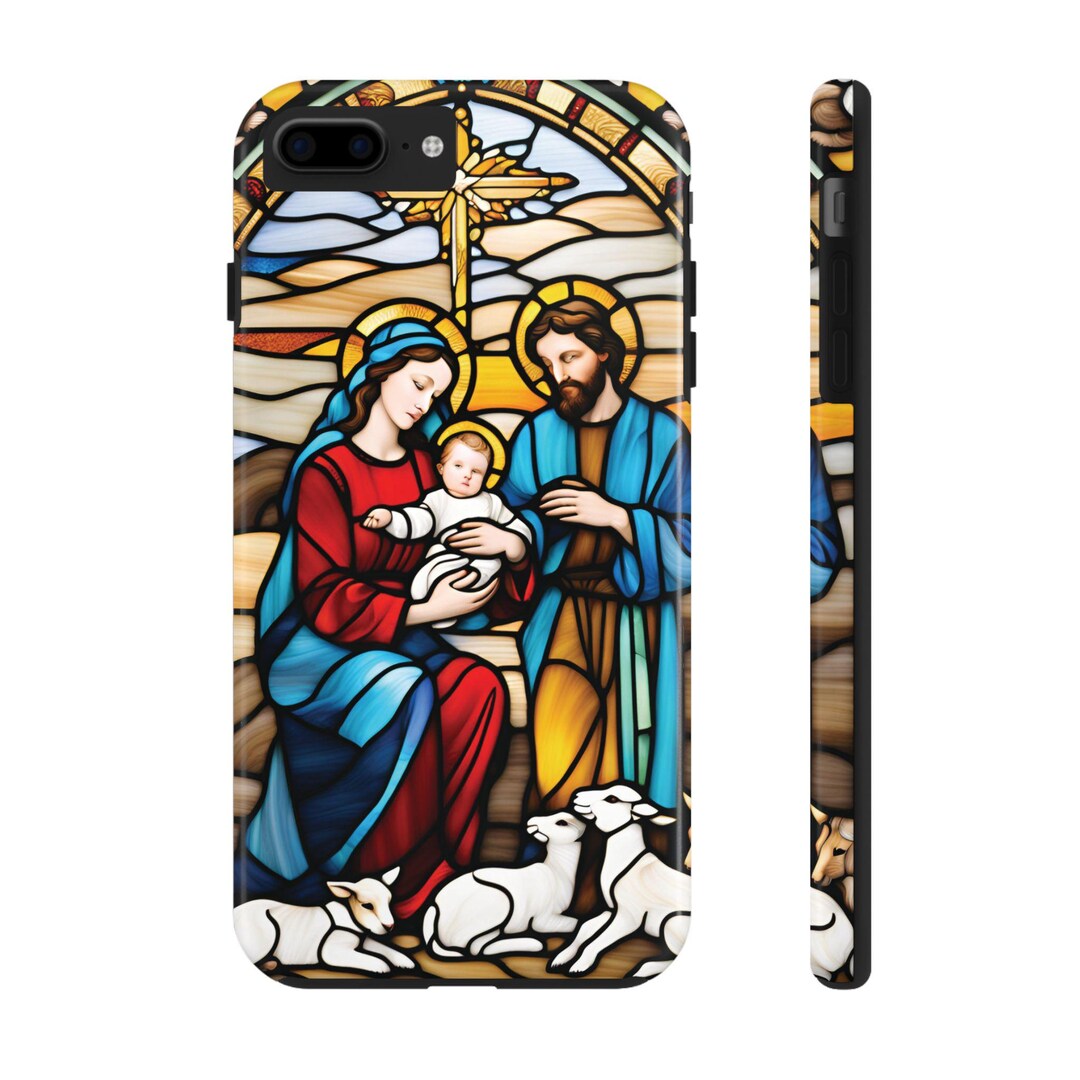Mosaic Nativity Scene Tough Phone Cases Nativity Scene Phone Case ...