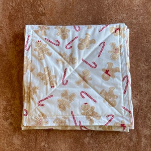 Tortilla Warmer/bread Basket Liner - Christmas Gingerbread Men/candy ...