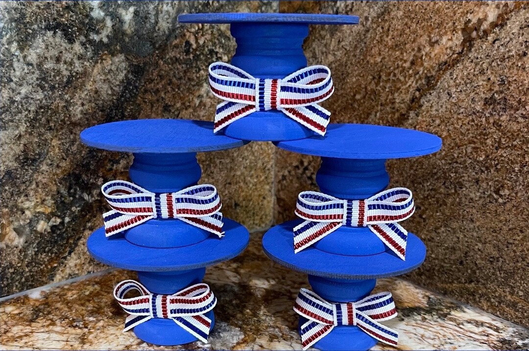 Patriotic Mini Riser ~ Set #1/tiered Tray Decor/patriotic Home Decor ...