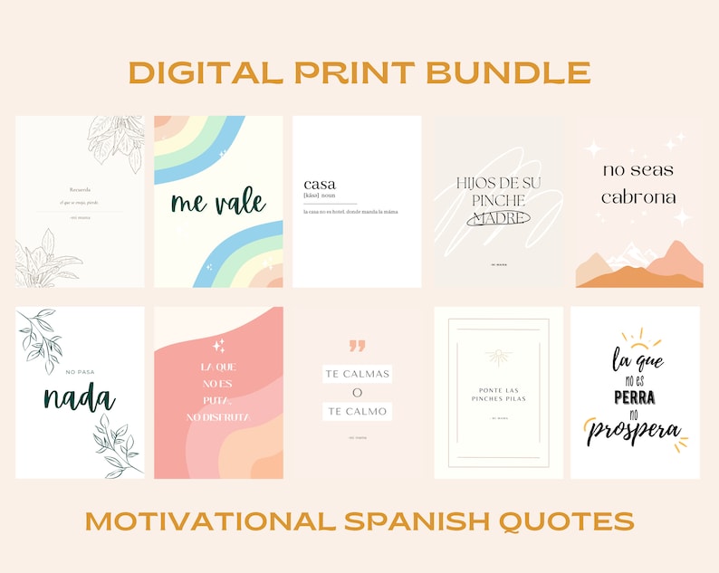 10 Latina Motivational Quotes | Spanish Quote | Inspirational Quotes ...