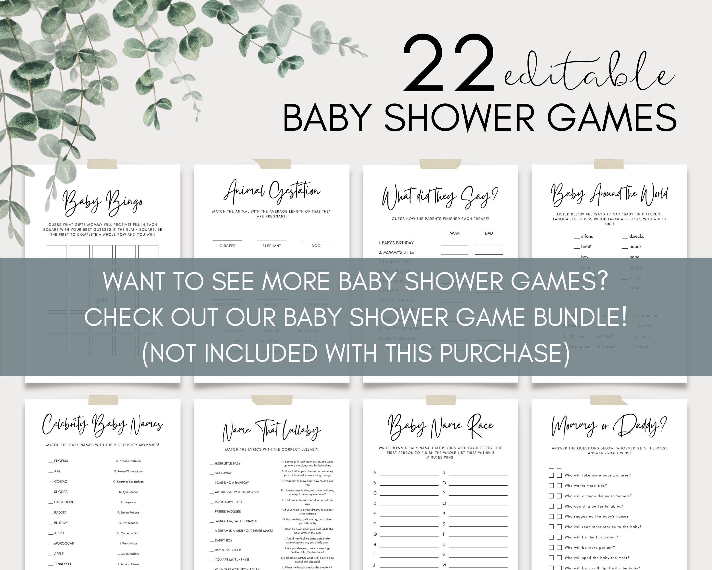 Who Knows Mommy Best, Editable Printable Baby Shower Game, Edit in ...