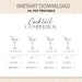 Cocktail Competition Score Card, Instant Download Cocktail Wars - Etsy