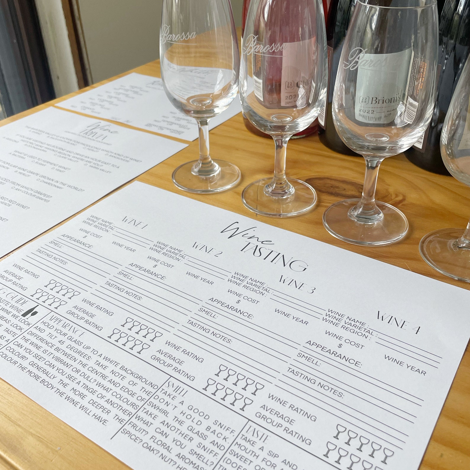 WINE PARTY Bundle, Wine Tasting, Wine Trivia and Wine Party Games - Etsy