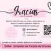 Templado De Tarjeta De Gracias, Thank You Template , Templado De Gracias , Templado De Gracias ...