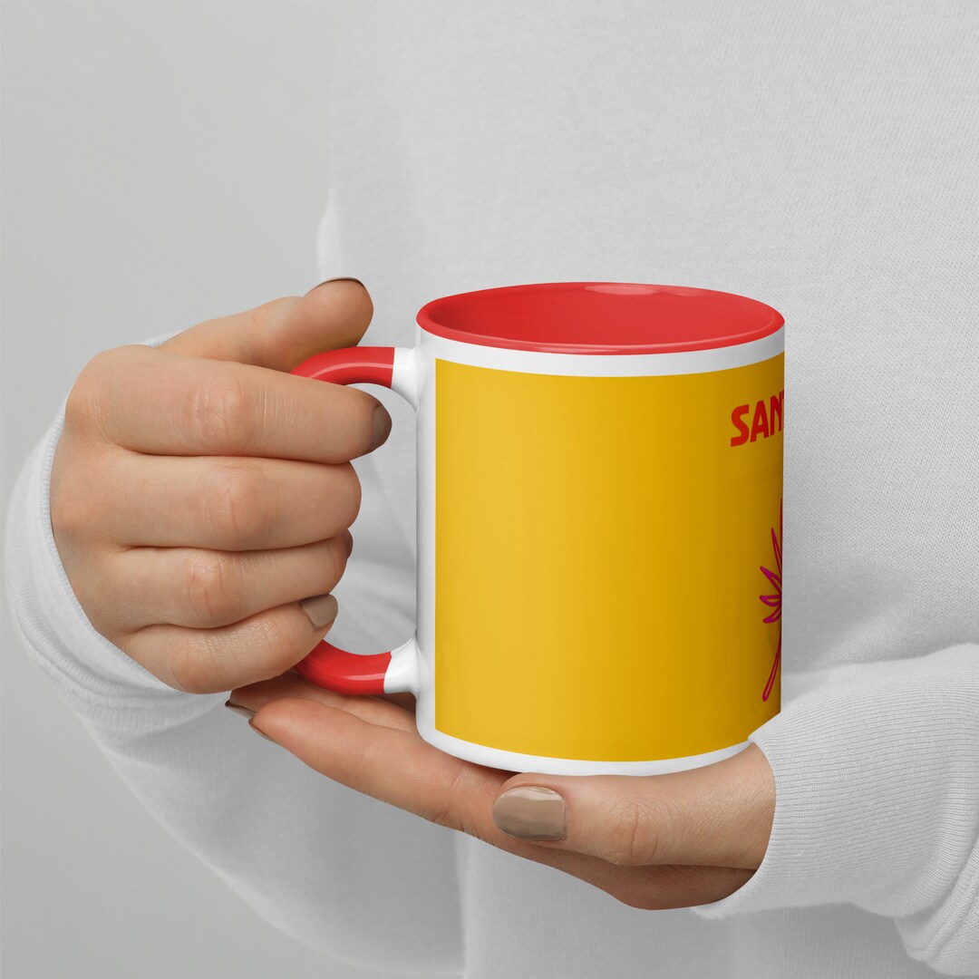 Santorini Summer Preppy Mug - Etsy
