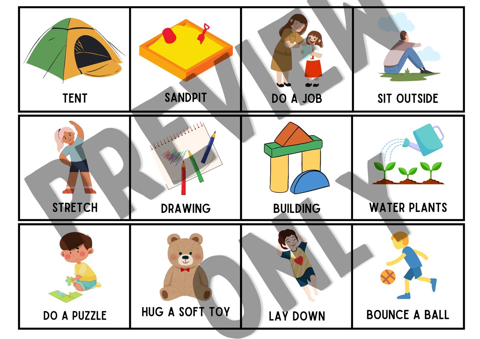 Zones of Regulation Check-in Chart + Calming Tools, Understanding ...