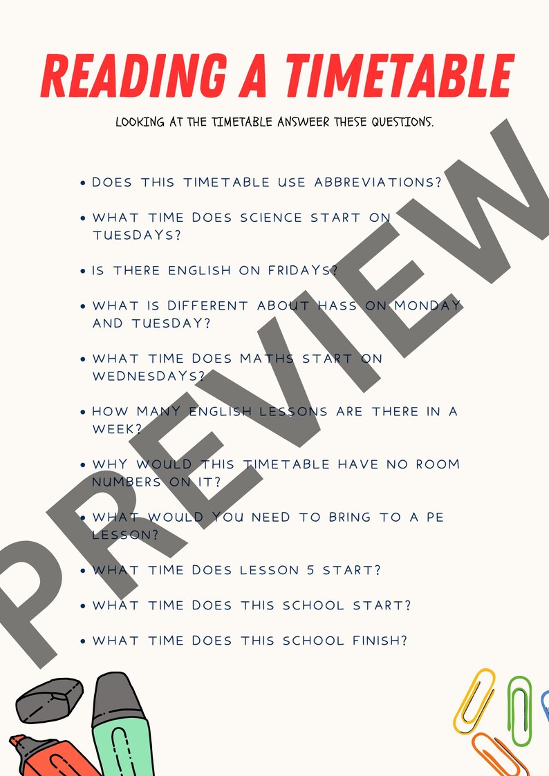 Student Transition to High School Activity Booklet - Etsy