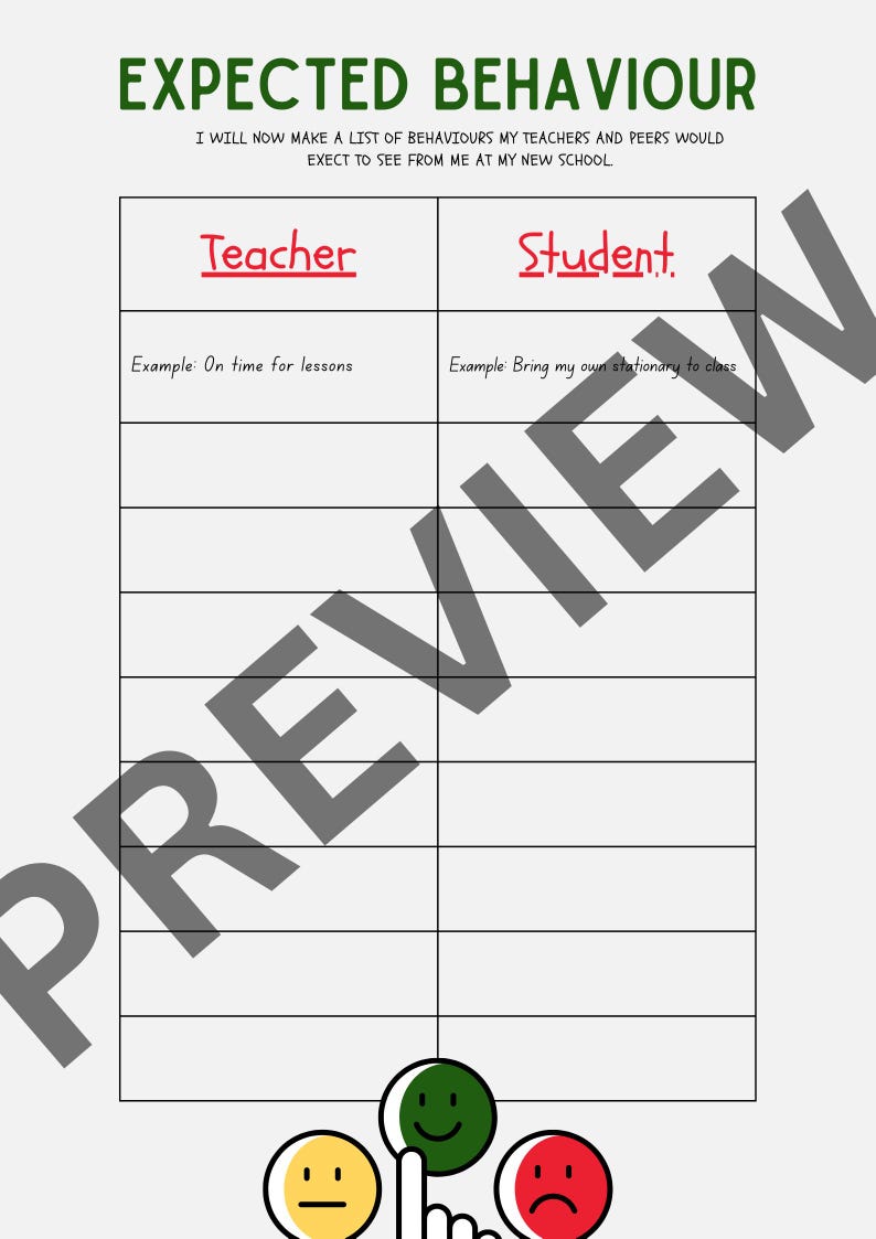 Student Transition to High School Activity Booklet - Etsy