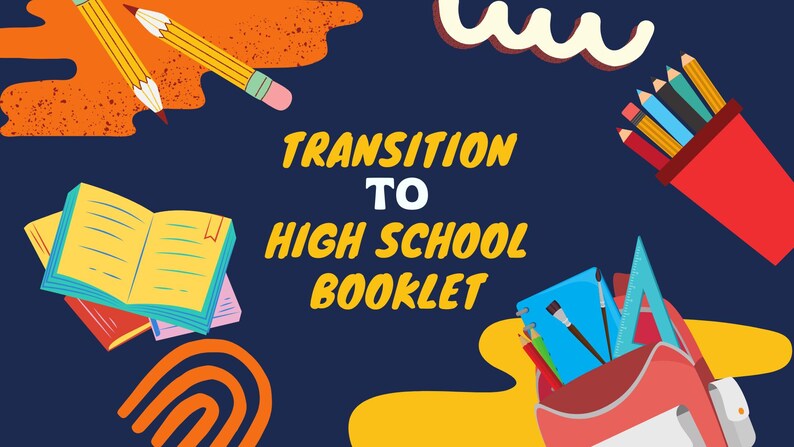 Student Transition to High School Activity Booklet - Etsy