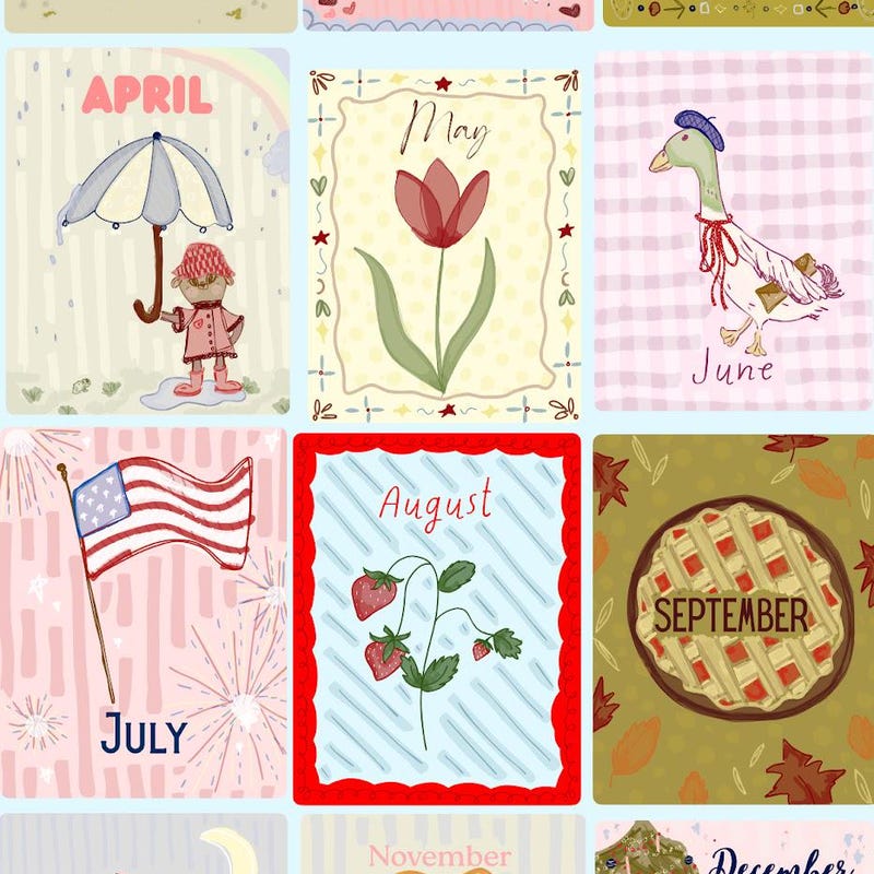 Calendar 2026 Folk Art - Etsy