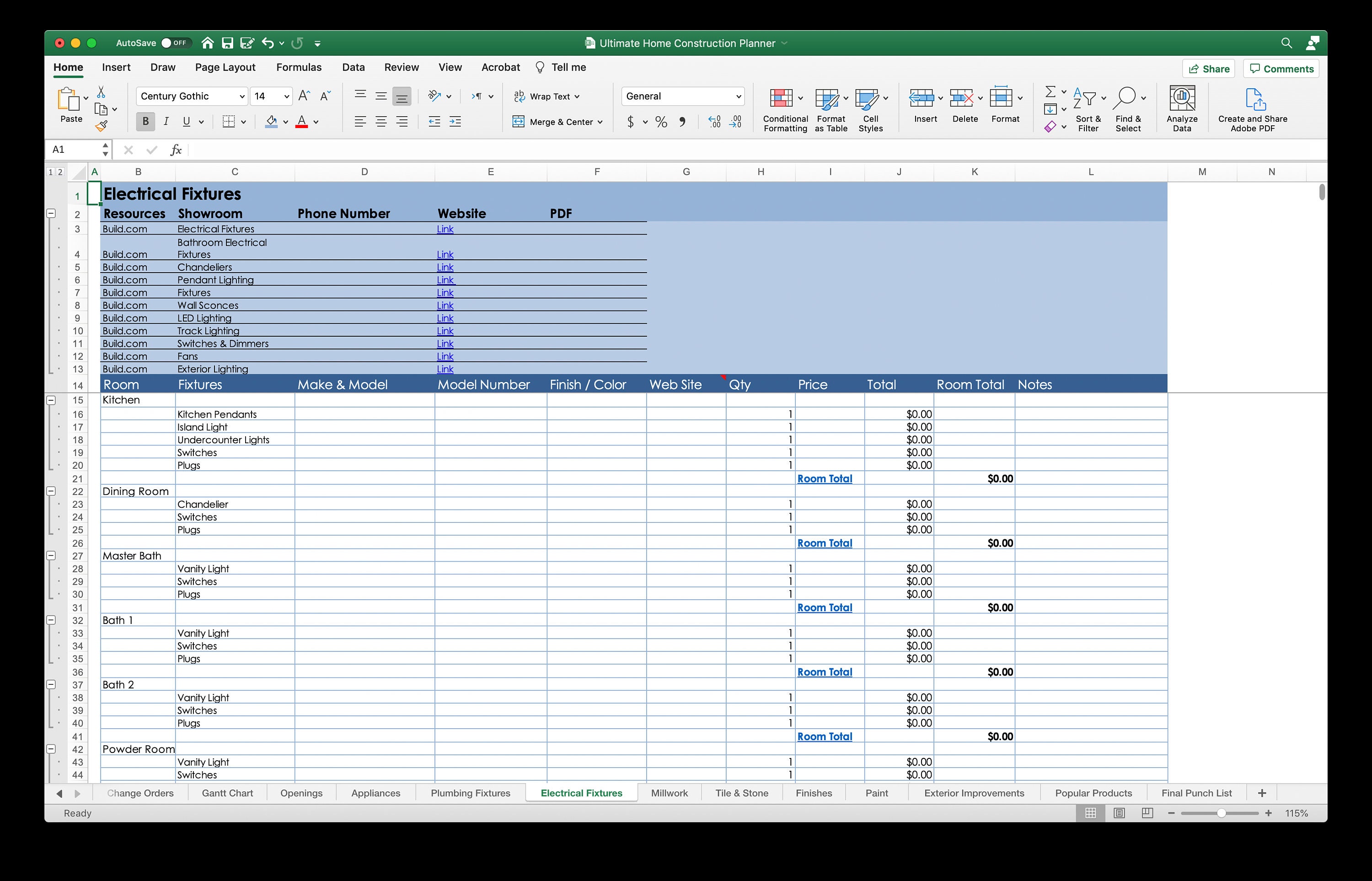 Ultimate Home Construction Planner Custom Home Building - Etsy