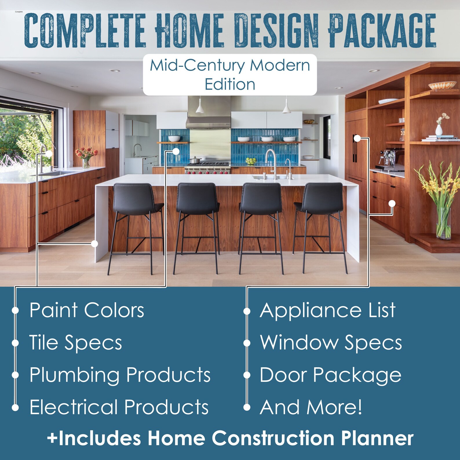 Complete Home Interior Design Package Mid-century Modern Edition ...