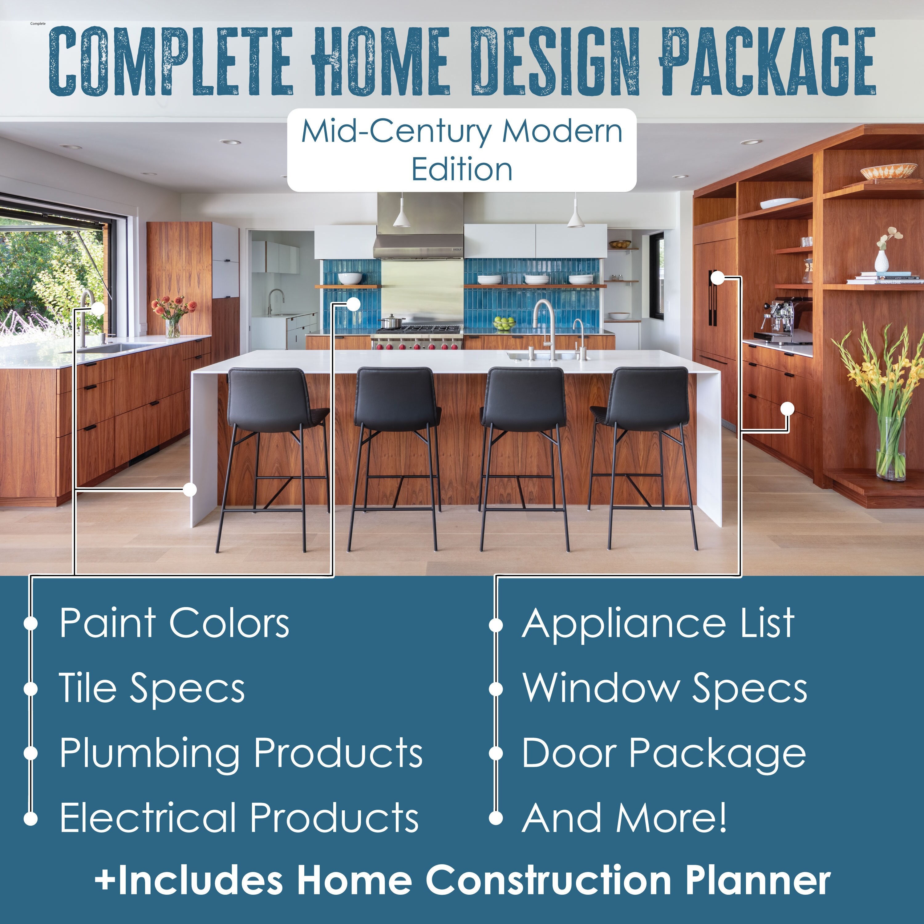 Complete Home Interior Design Package Mid-century Modern Edition ...