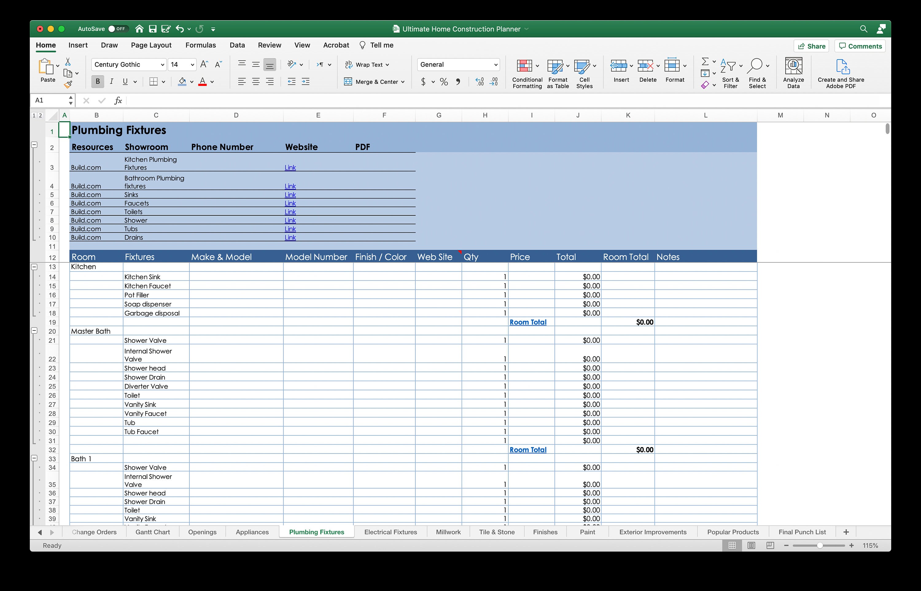Ultimate Home Construction Planner Custom Home Building - Etsy