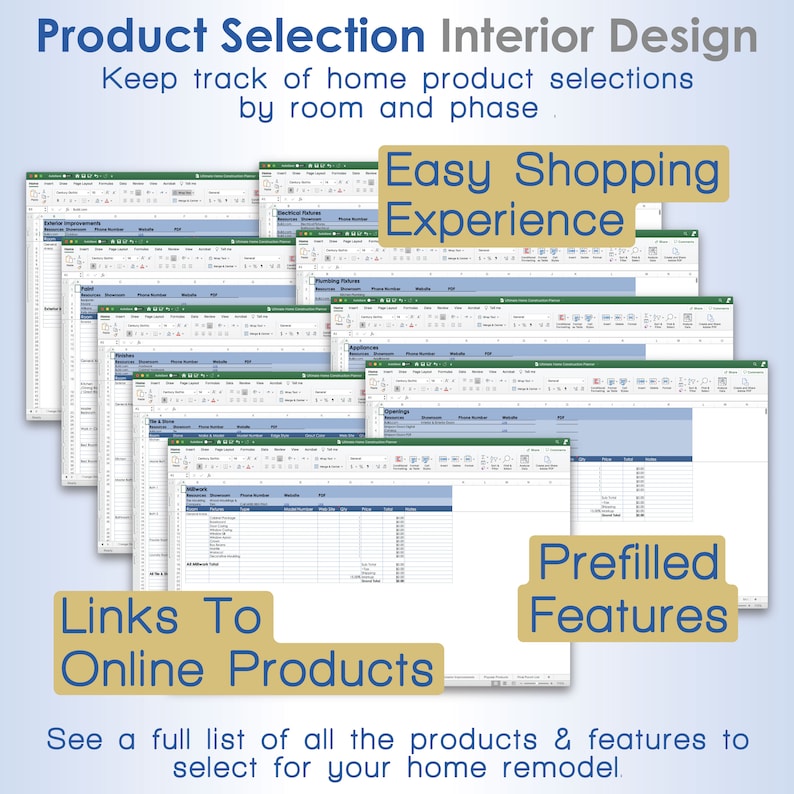 The Ultimate Home Construction Planner - Home Remodel Edition - Etsy