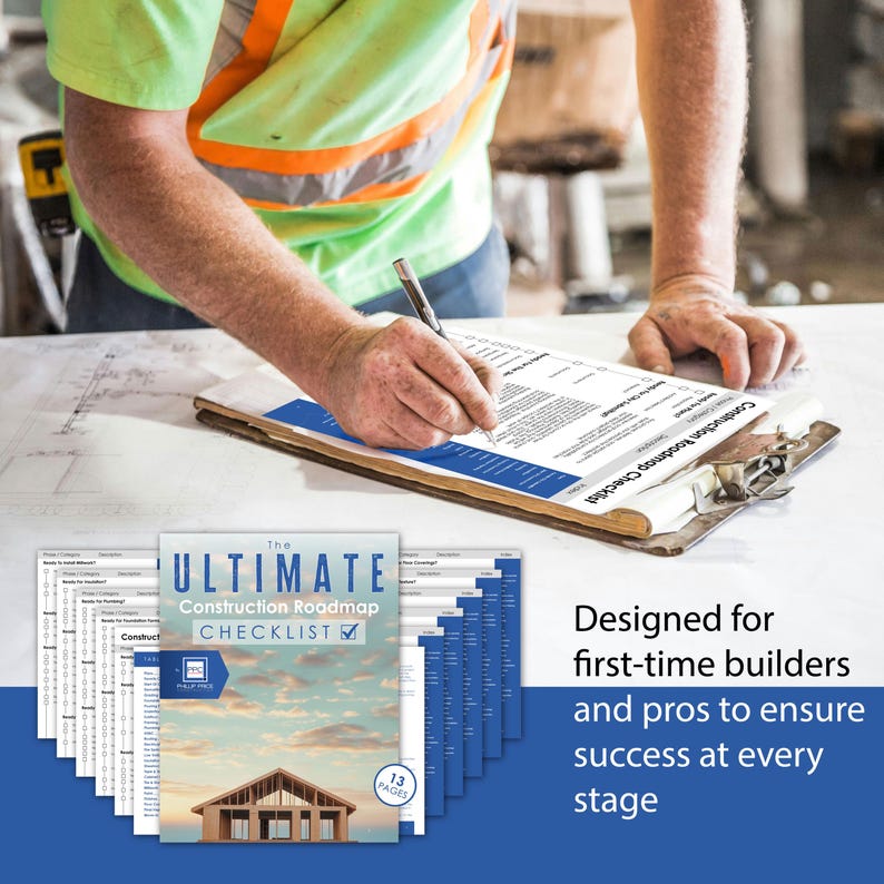 Ultimate Construction Roadmap Checklist – Step-by-step Guide for First ...