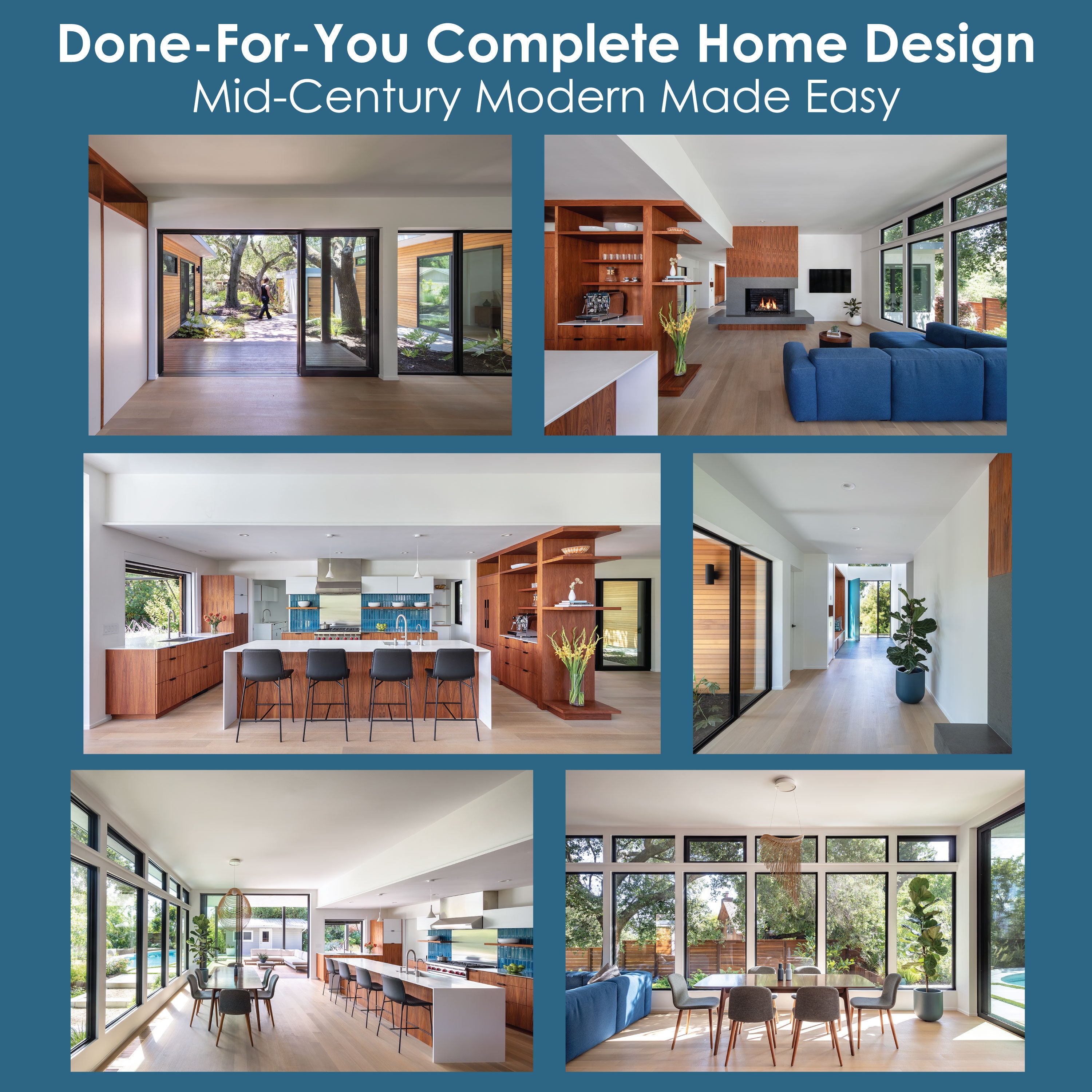 Complete Home Interior Design Package Mid-century Modern Edition ...