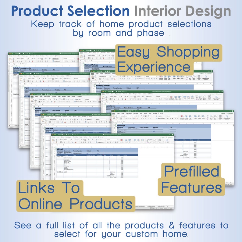 Ultimate Home Construction Planner, Custom Home Building Planner ...