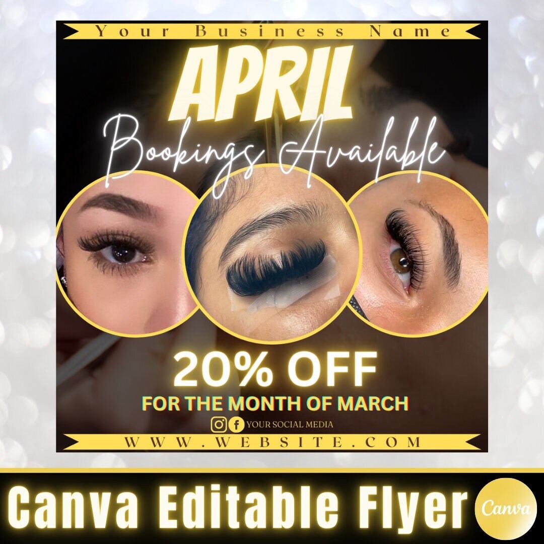 April Booking Sale Available Flyer April Booking Open Spring Flyer ...