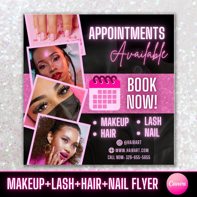 Editable Appointments Available Flyer DIY Book Now Social - Etsy