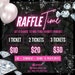 Raffle Time Flyer Template, Social Media Instagram Raffle Post, Beauty ...