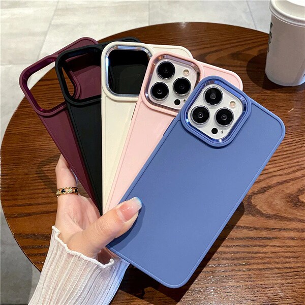 Solid Color Silicone Phone Cases - Etsy