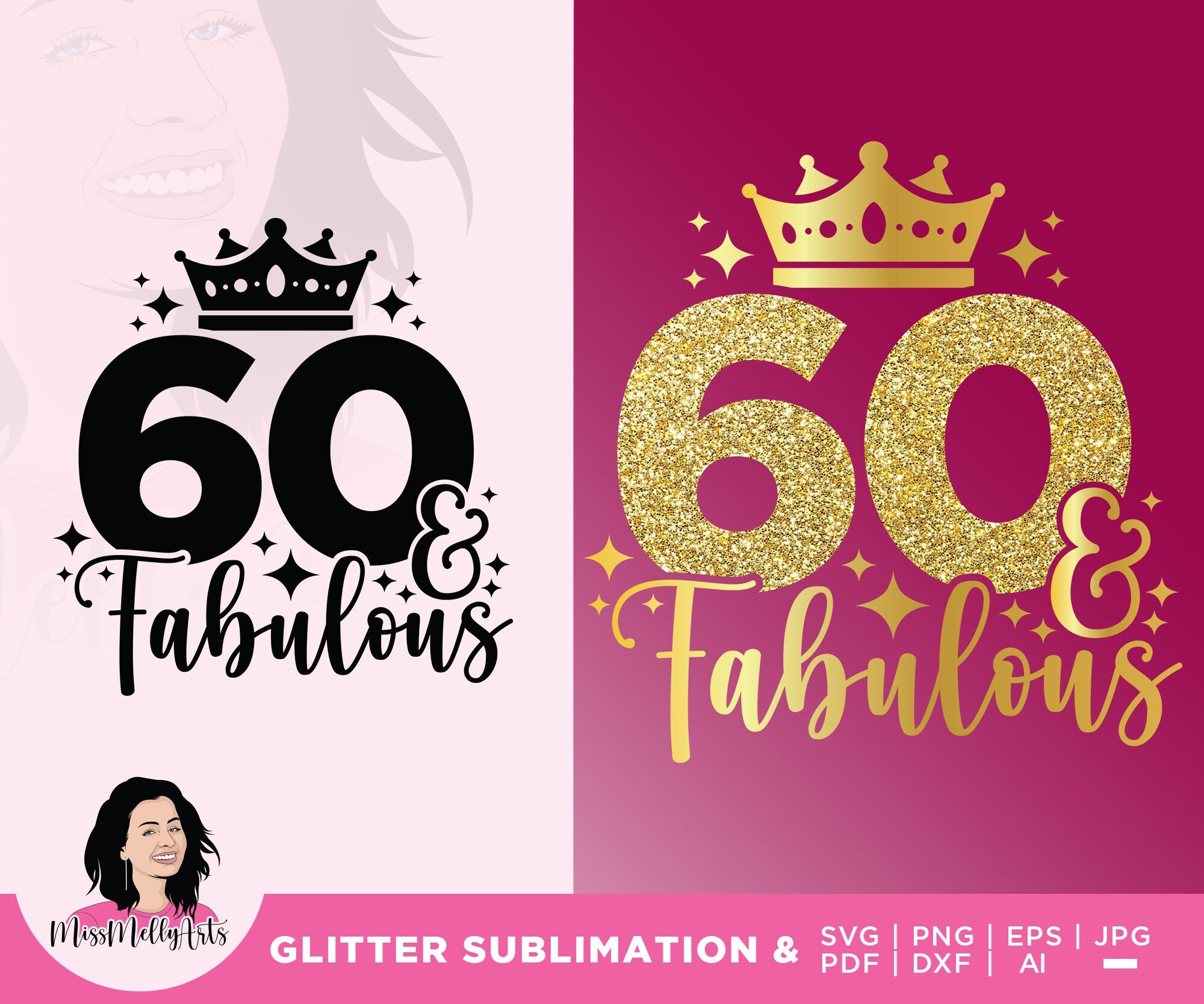 60 and Fabulous SVG 60th Birthday SVG Sixty Birthday Shirt - Etsy UK